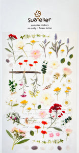 Suatelier Flower Letter Stickers – Kobe Mini Mart