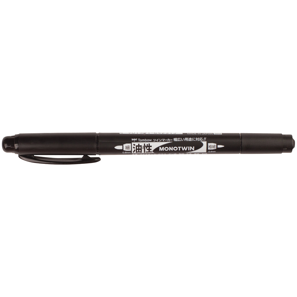 Tombow Mono Twin Permanent Marker Black – Kobe Mini Mart
