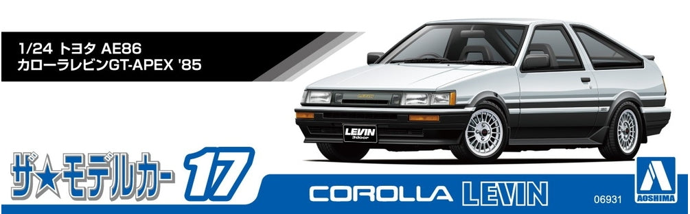 Aoshima Toyota AE86 Corolla Levin GT-APEX '85 – Kobe Mini Mart