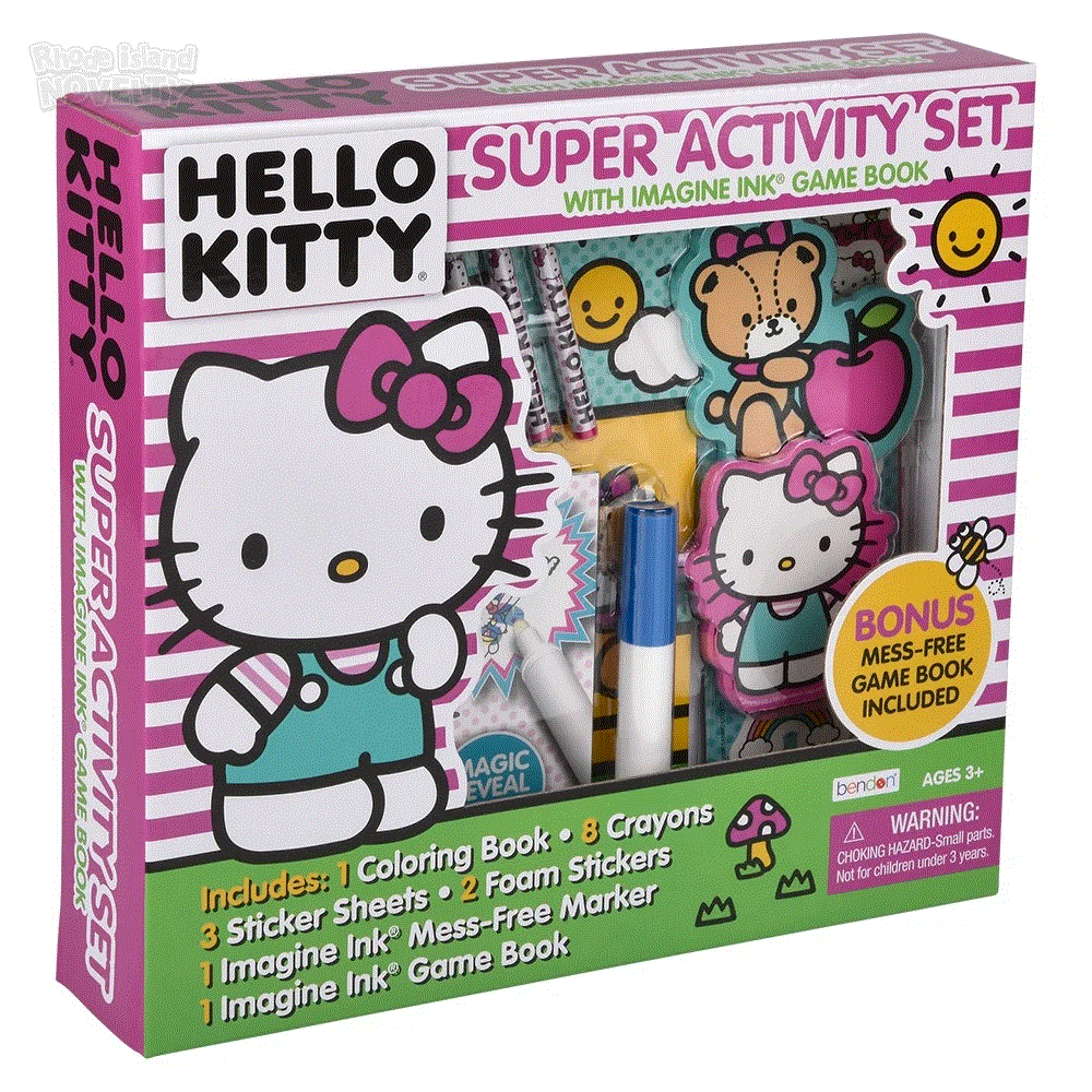Hello Kitty Super Activity Set with Imagine Ink Game Book – Kobe Mini Mart
