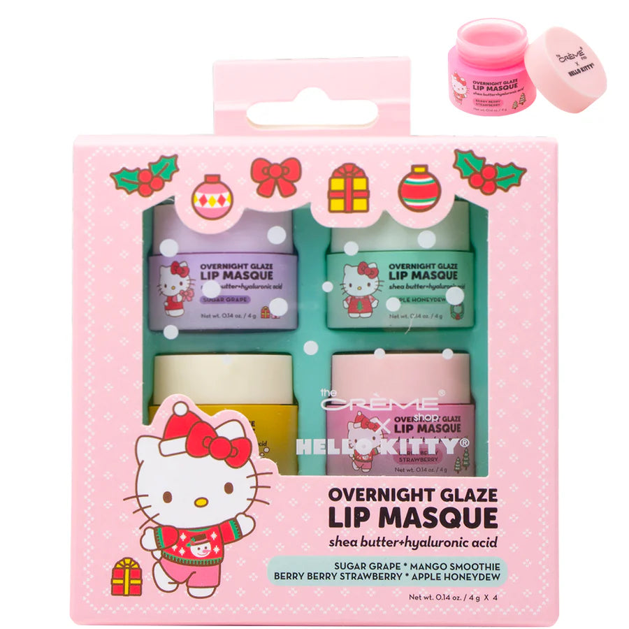 The Creme Shop Sanrio Hello Kitty Overnight Glaze Lip Maque Set – Kobe ...
