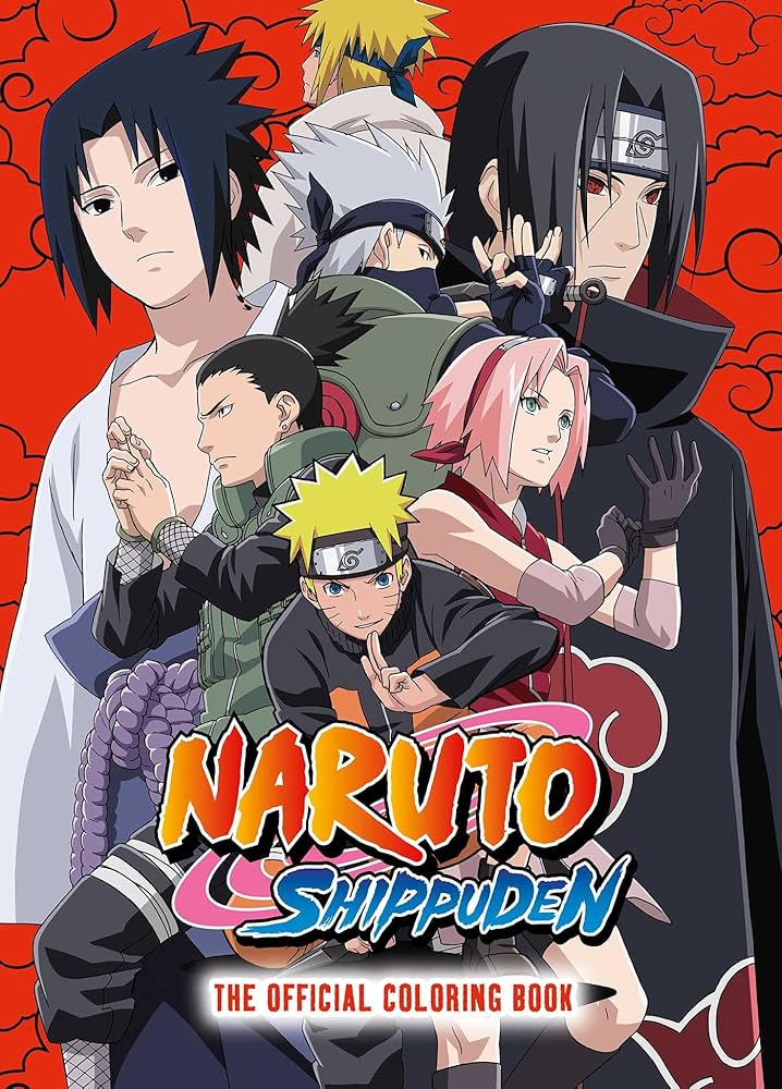 Naruto Shippuden The Official Coloring Book – Kobe Mini Mart