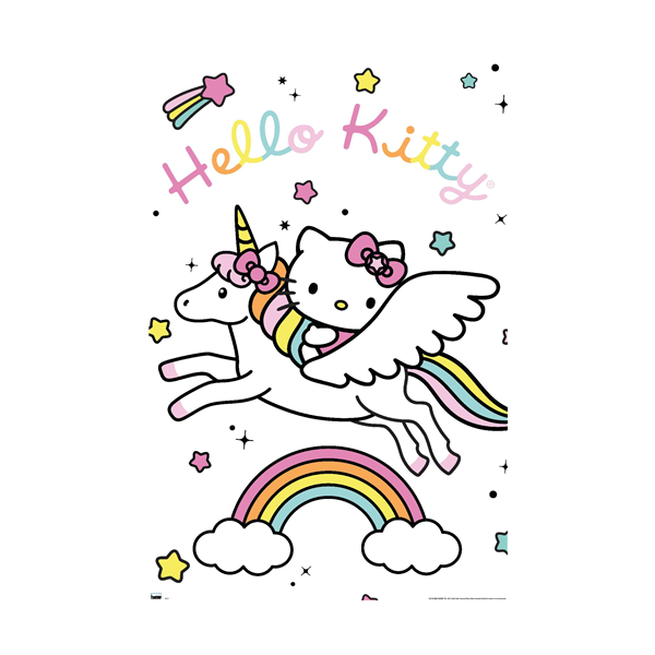 Hello Kitty Poster - Unicorn – Kobe Mini Mart