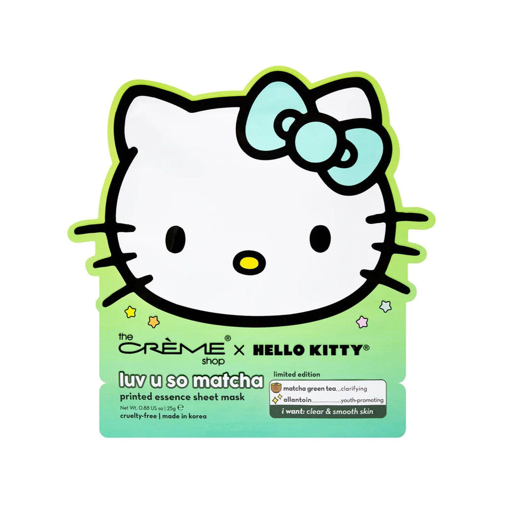 TCS SANRIO Hello Kitty Essence Sheet Mask (Matcha) – Kobe Mini Mart