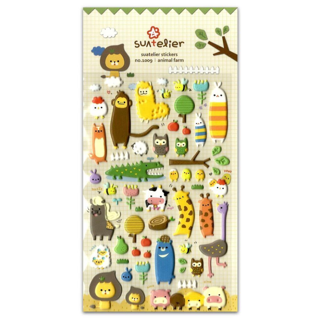 Suatelier Animal Farm Stickers – Kobe Mini Mart